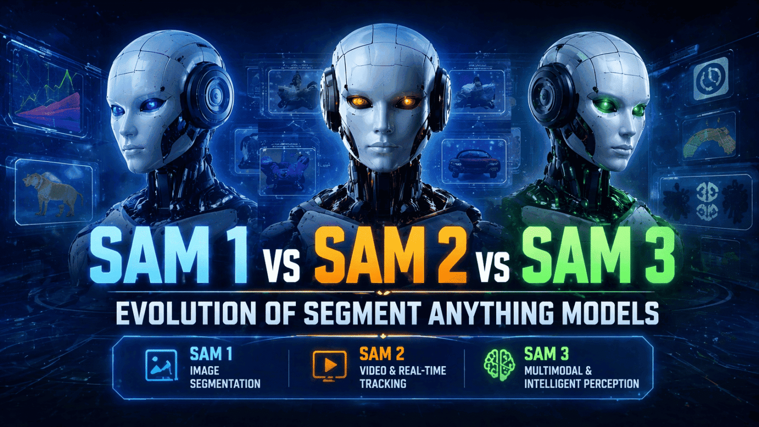 SAM 1 vs SAM 2 vs SAM 3: The Complete Evolution of Segment Anything ...
